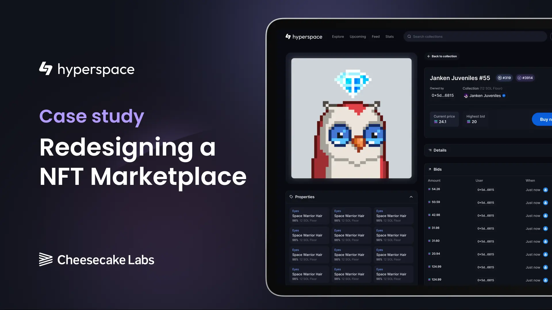 Hyperspace NFT Marketplace Case Study | Cheesecake Labs